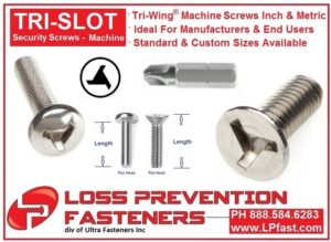 Tri-Wing – Tamperproof Security Bits